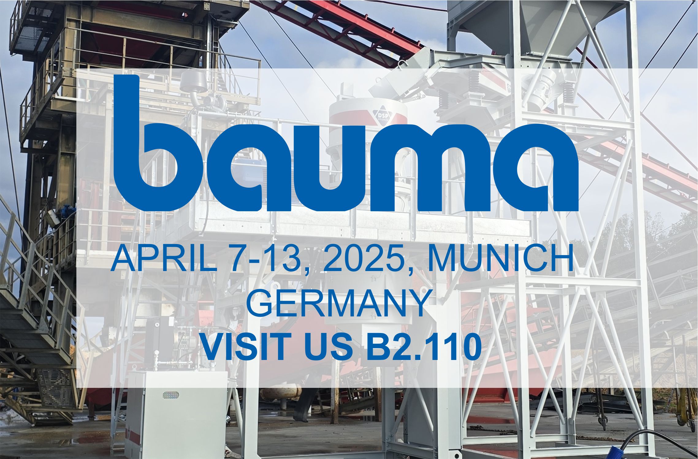 Invitation to BAUMA 2025 - DSP Přerov